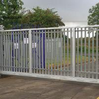 China Automatic Sliding Steel Fence Gate Systems Rot Proof 1.4m-2.2m Height for sale