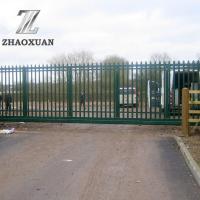China Galvanized PVC Coated Sliding Fence Gate System Easily Assembled for sale