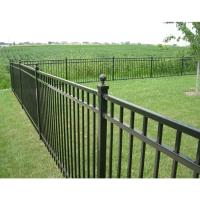 China Shockproof Dwelling Zone Metal Bar Fence Customized Easily Assembled for sale