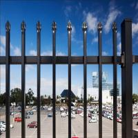 China Shockproof Dwelling Zone Metal Bar Fence Customized Easily Assembled for sale