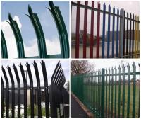 China Shockproof Dwelling Zone Metal Bar Fence Customized Easily Assembled for sale