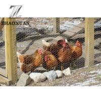 China Hexagonal Chicken Wire Mesh Enclosure Cage 8 Panel Animal Rabbit Fence for sale