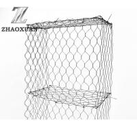 China Rust Proof Galvanized Hexagonal Gabion Box 80x110mm 100x120mm for sale