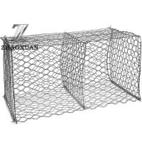 China Rust Proof Galvanized Hexagonal Gabion Box 80x110mm 100x120mm for sale