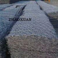 China Rust Proof Galvanized Hexagonal Gabion Box 80x110mm 100x120mm for sale