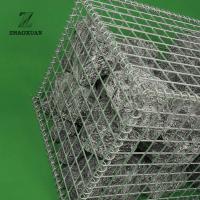 China Hot Dipped Galvanized Gabion Stone Cage For Garden Decoration for sale