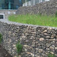 China Galfan Galvanized Welded Decorative Gabion Baskets Wall Anit Corrosion for sale