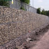 China Gabion Retaining Wall Baskets Stone filled Box Anti Corrosion for sale