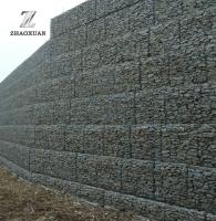 China Gabion Retaining Wall Baskets Stone filled Box Anti Corrosion for sale