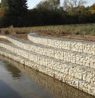 China 2.7mm Galvanized Decorative Gabion Baskets / Welded Gabion Box for sale