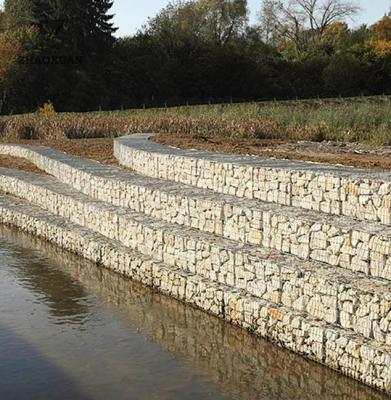 China 2.7mm Galvanized Decorative Gabion Baskets / Welded Gabion Box for sale