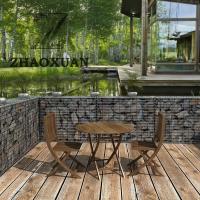 China Garden Welded Gabion Box retaining wall cages 60*80mm 100*100mm for sale