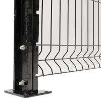 China Galvanized H Shape Metal Fence Posts Removable Powder Spray Coating for sale