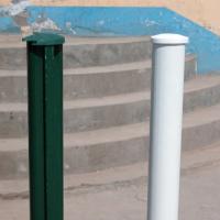 China Mushroom Shape Metal Garden Fence Posts Removable Refined Design for sale