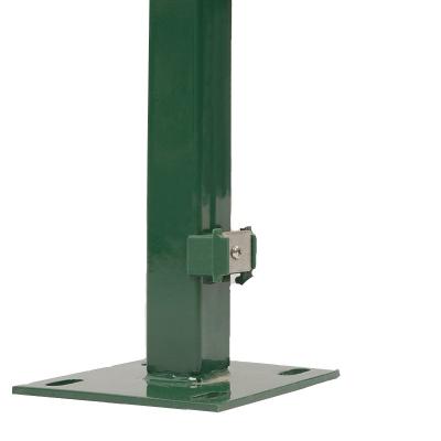 China 80x80 Square Shape Metal Fence Posts High Corrosion Resistance for sale