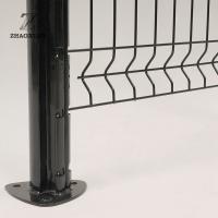China Galvanized PVC Coated Peach Shape Fence Post 1.1mm,1.2mm Thickness for sale