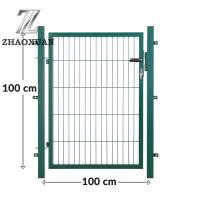 China Refined Metal Iron Garden Fence Gate Yard Villa Door AL 256 Colors for sale