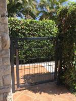 China Refined Metal Iron Garden Fence Gate Yard Villa Door AL 256 Colors for sale