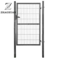 China Refined Metal Iron Garden Fence Gate Yard Villa Door AL 256 Colors for sale