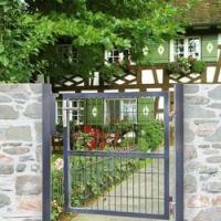 China Refined Metal Iron Garden Fence Gate Yard Villa Door AL 256 Colors for sale