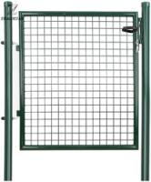 China Refined Garden Fence Swing Door With Round Post Easily Assembled for sale