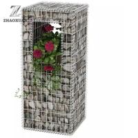 China Garden Galvanized Welded Gabion Stone Basket for Decoration Ant Corrosion for sale