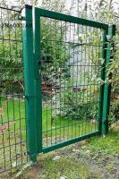 China Powder Coated Iron Garden Gate Door Swing Gate Single Leaf for sale