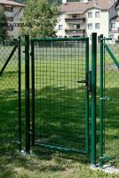 China Powder Coated Iron Garden Gate Door Swing Gate Single Leaf for sale