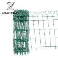 China Decorative Garden Border Fence Roll PVC Coated 1.5mm-2.5mm Wire Diameter for sale