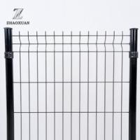 China Welded Steel Iron 3D Curved Mesh Wire Fence Anti Corrosion For Residential for sale