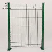 China Decorative 3D Curved Welded Wire Mesh / Garden Border Fence High Strength for sale