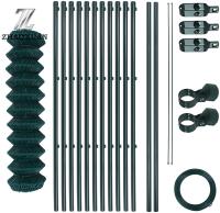 China Fence Post Accessories Clips Fittings For Chain Link Fence Sets for sale