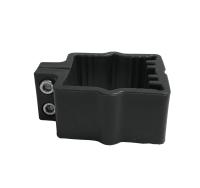 China Metal Fence Accessories Square Fixing Clamps Fittings Clips for sale