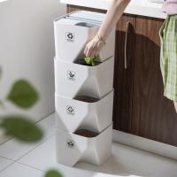 China Plastic Multi-Functional Dustbin Bin 15L Step Trash Can for Hotel Home for sale