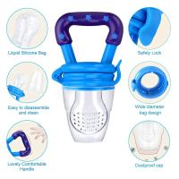 China Food Grade Silicone Baby Fresh Fruit Feeder 3 Sizes S M L BPA Free Reusable Teether for sale