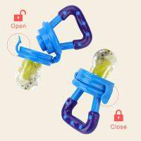China Food Grade Silicone Baby Fresh Fruit Feeder 3 Sizes S M L BPA Free Reusable Teether for sale