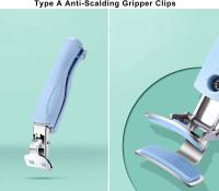 China Stainless Steel Anti Hot Tongs Gripper 150g PP ABS Handle Kitchen Tool for sale
