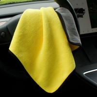 China 800GSM Microfiber Reusable Auto Detailing Towels 30x40cm Car Wash Cleaning Cloth for sale