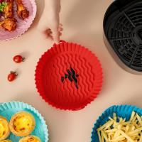 China Heat Resistant Silicone Air Fryer Liner Reusable Round 7.5 Inch 464°F for sale