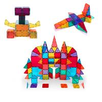 China Plastic Clear Magnetic 3D Building Blocks Unisex Educational for sale