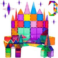 China Plastic Clear Magnetic 3D Building Blocks Unisex Educational for sale