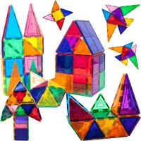 China Plastic Clear Magnetic 3D Building Blocks Unisex Educational for sale