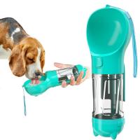 China Leak Proof Portable Dog Water Bottle 19 oz Outdoor Pet Water Dispenser with One Hand Operation for sale