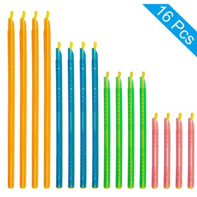 China Plastic Bag Sealer Sticks 4 Sizes Multicolor Reusable Food Storage Clips 6 Pack for sale