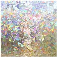 China 3D Decorative Plastic Window Privacy Film 84% UVA 99% UVB Blocking for sale