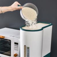 China 25 Lbs Large Grain Rice Storage Container With Lid for sale