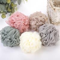China PE Material Multicolor Body Wash Mesh Bath Sponge 60g 5.9 Inch Home Use for sale