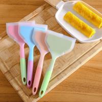 China Non-Stick Silicone Pancake Shovel 25.5cm Heat Resistant Spatula for Eggs Fish for sale
