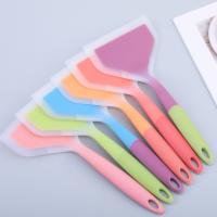 China Non-Stick Silicone Pancake Shovel 25.5cm Heat Resistant Spatula for Eggs Fish for sale