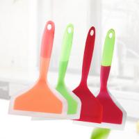 China Non-Stick Silicone Pancake Shovel 25.5cm Heat Resistant Spatula for Eggs Fish for sale